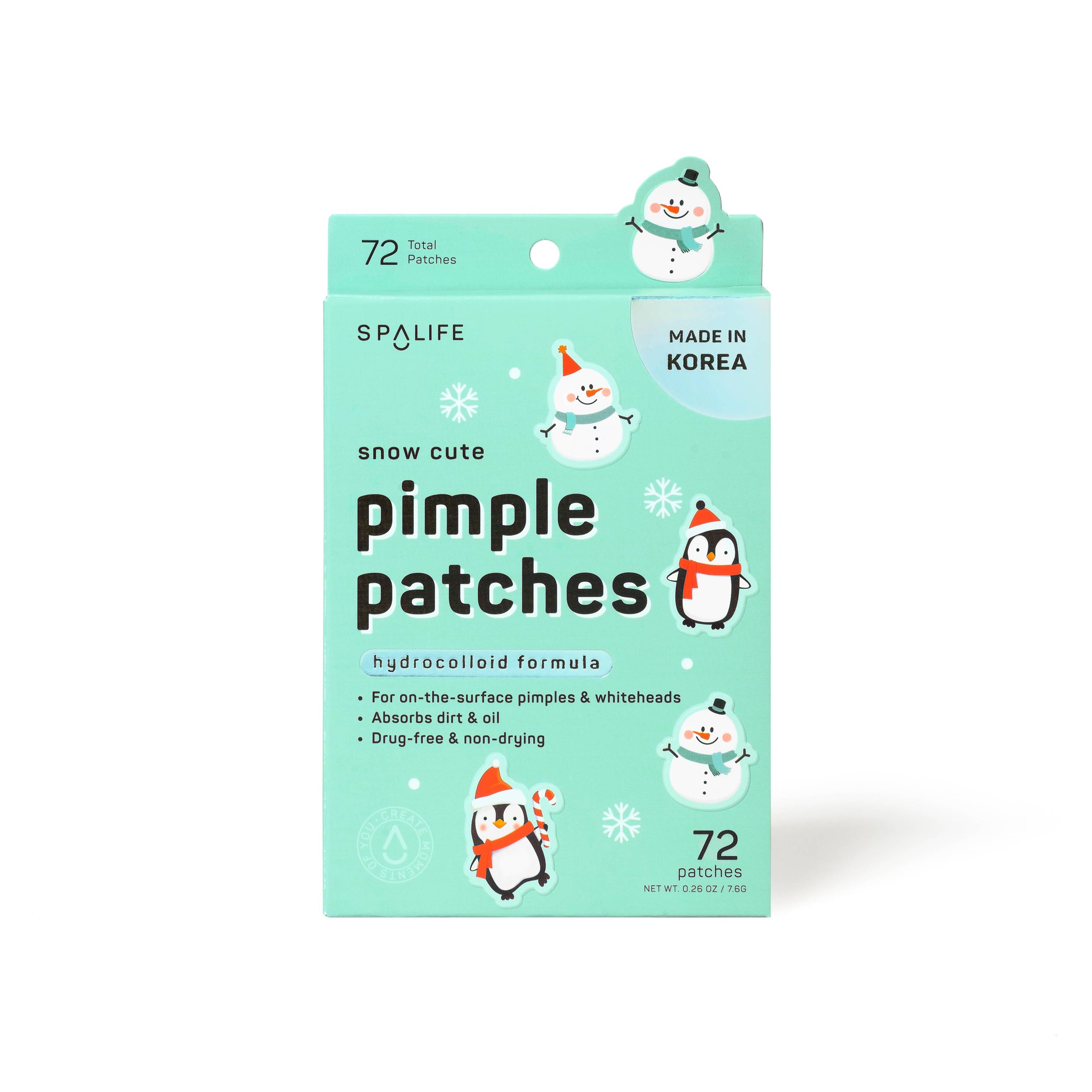 Christmas Holiday Snow Cute Hydrocolloid Pimple Patches - 72 | Farm Charm